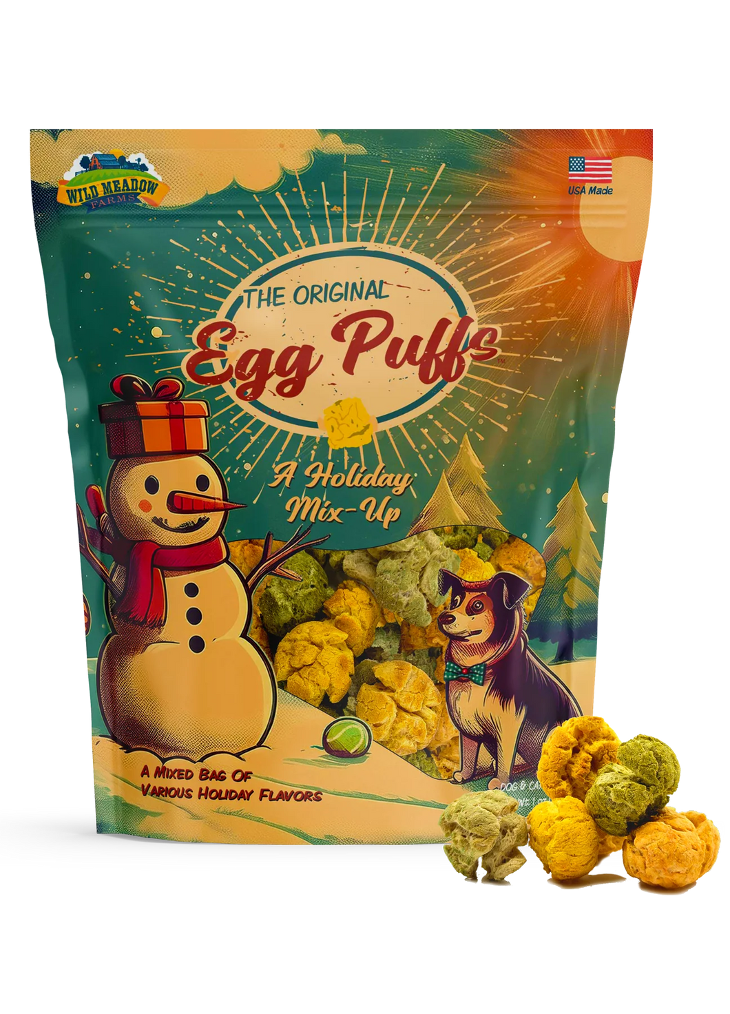 Christmas Egg Puffs Holiday Mix Up – River Dog Bakery